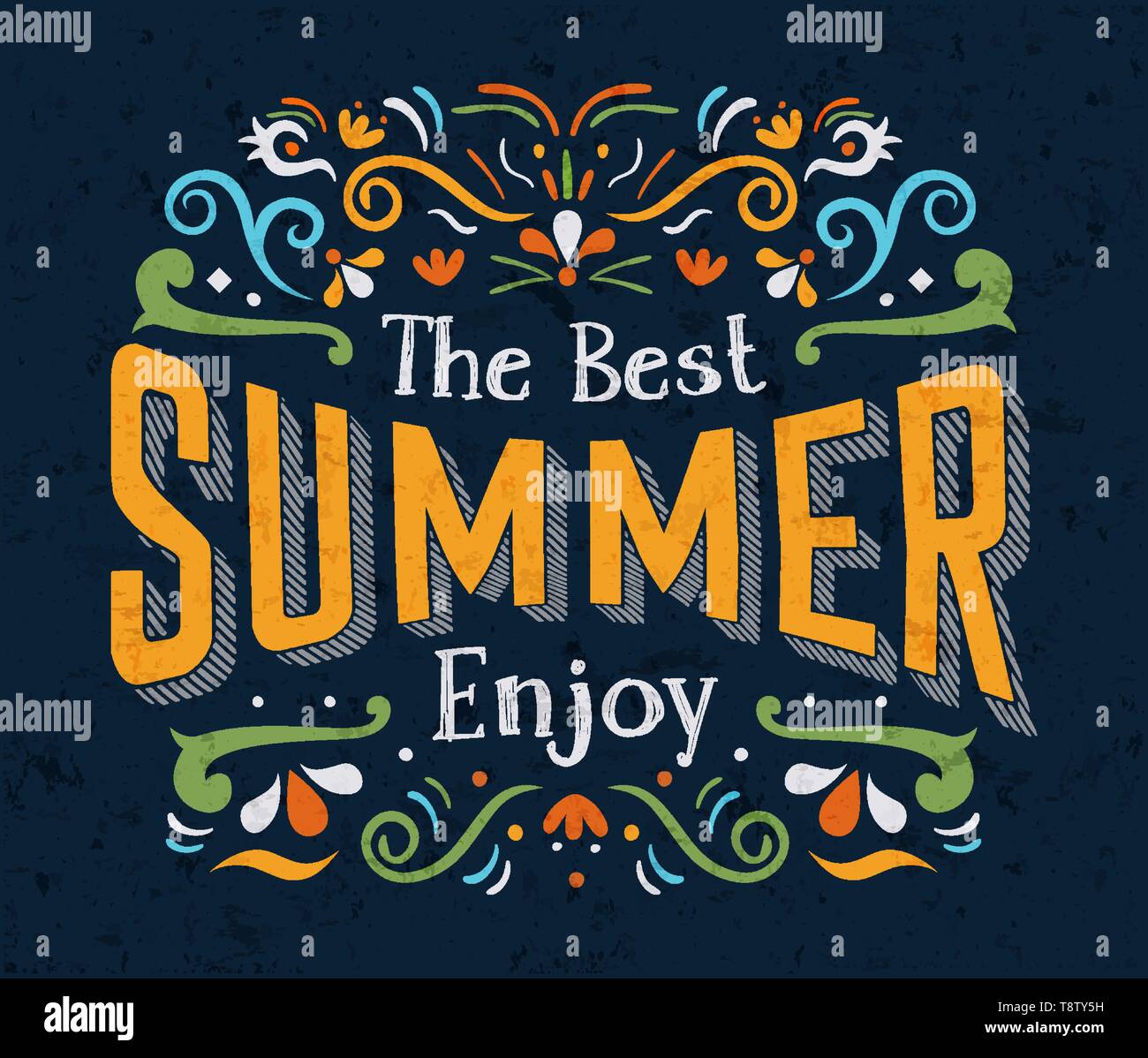 Best Summer Vacation Lettering Quote Illustration For Summertime Season best-summer-vacation-lettering-quote-illustration-for-summertime-season