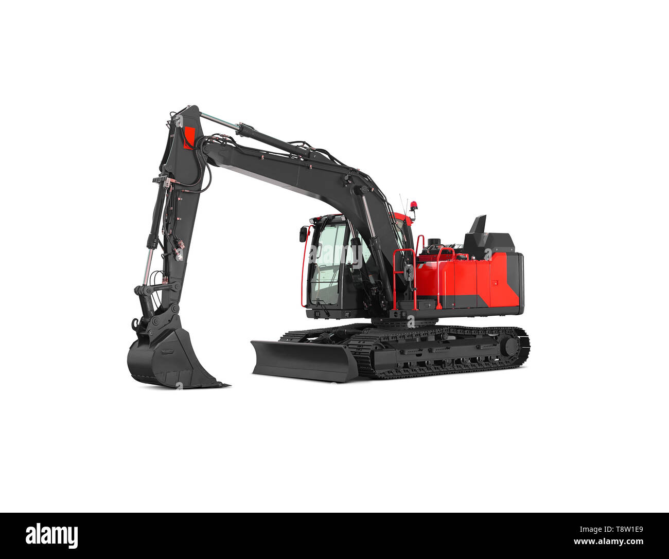 Backhoe bucket Cut Out Stock Images & Pictures - Alamy
