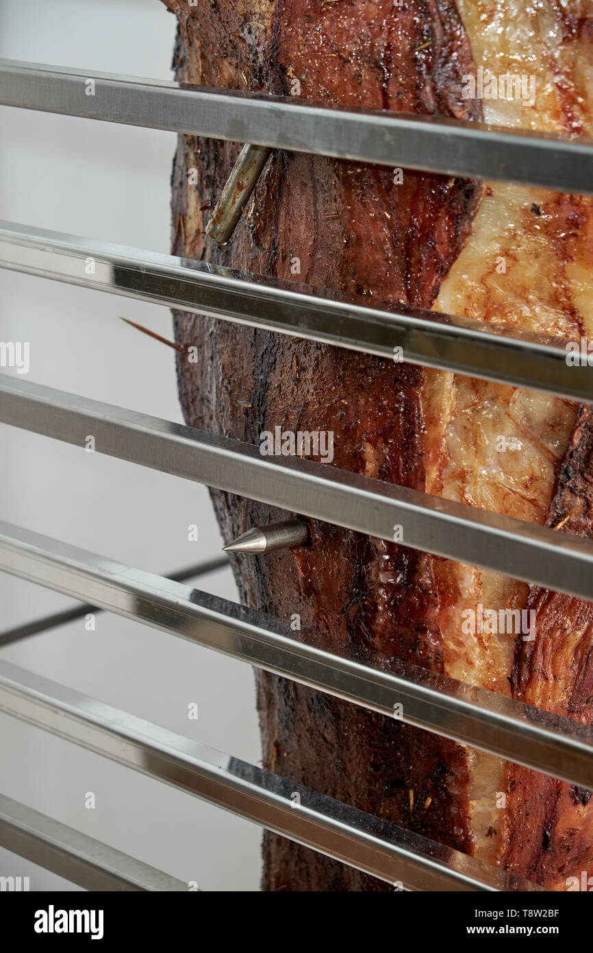 Industrial Trolley For Baking A Whole Farm Animal Carcass Professional 