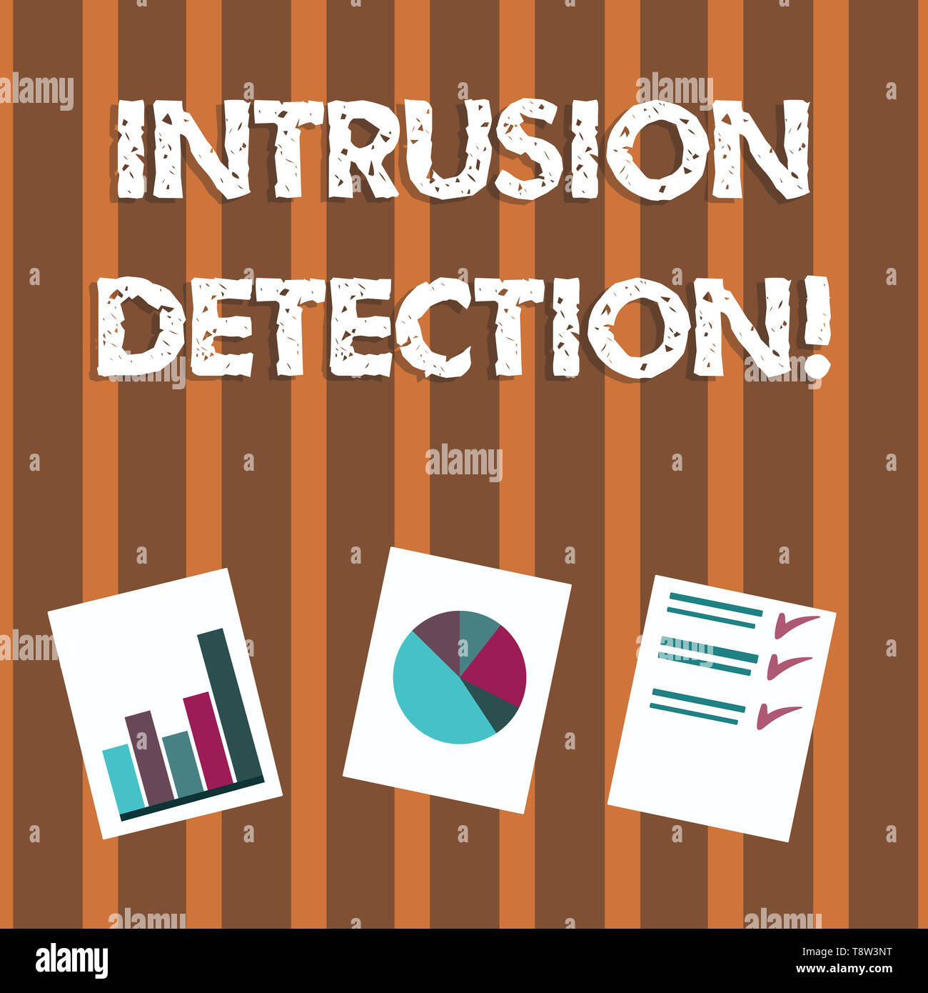 Text sign showing Intrusion Detection. Business photo text monitors a ...