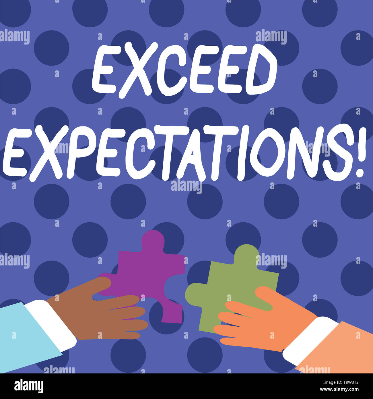 Handwriting text writing Exceed Expectations. Conceptual photo able to ...