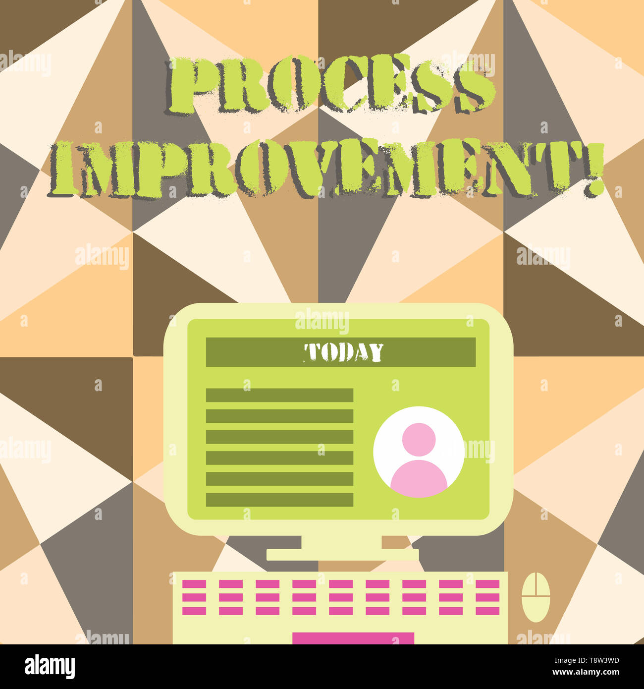 Word writing text Process Improvement. Business photo showcasing ...