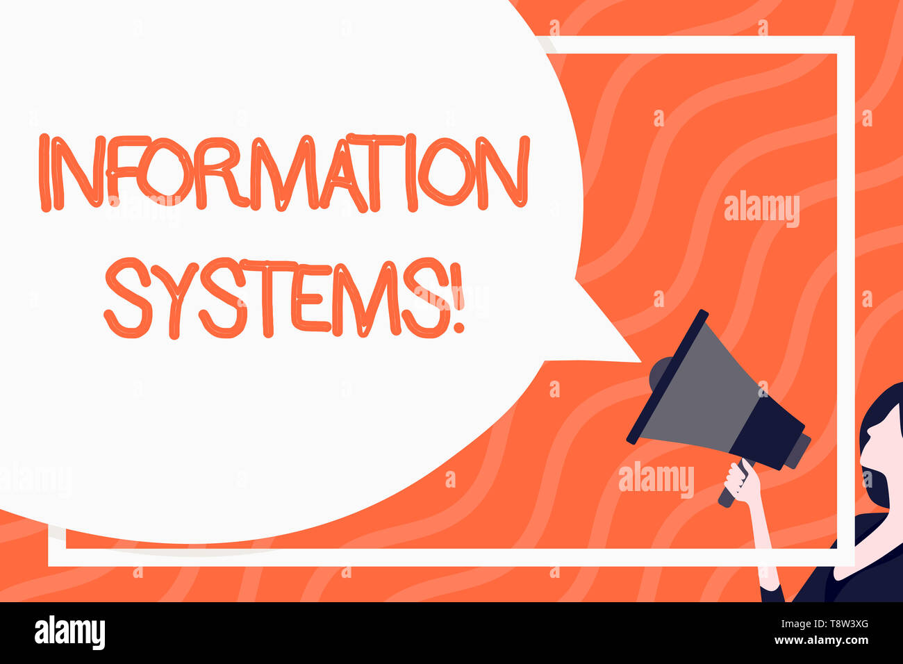 Word writing text Information Systems. Business photo showcasing study ...