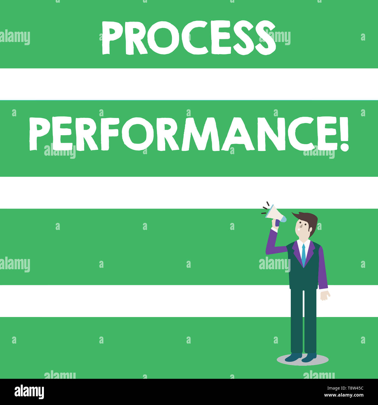 Text sign showing Process Perforanalysisce. Business photo text measure ...