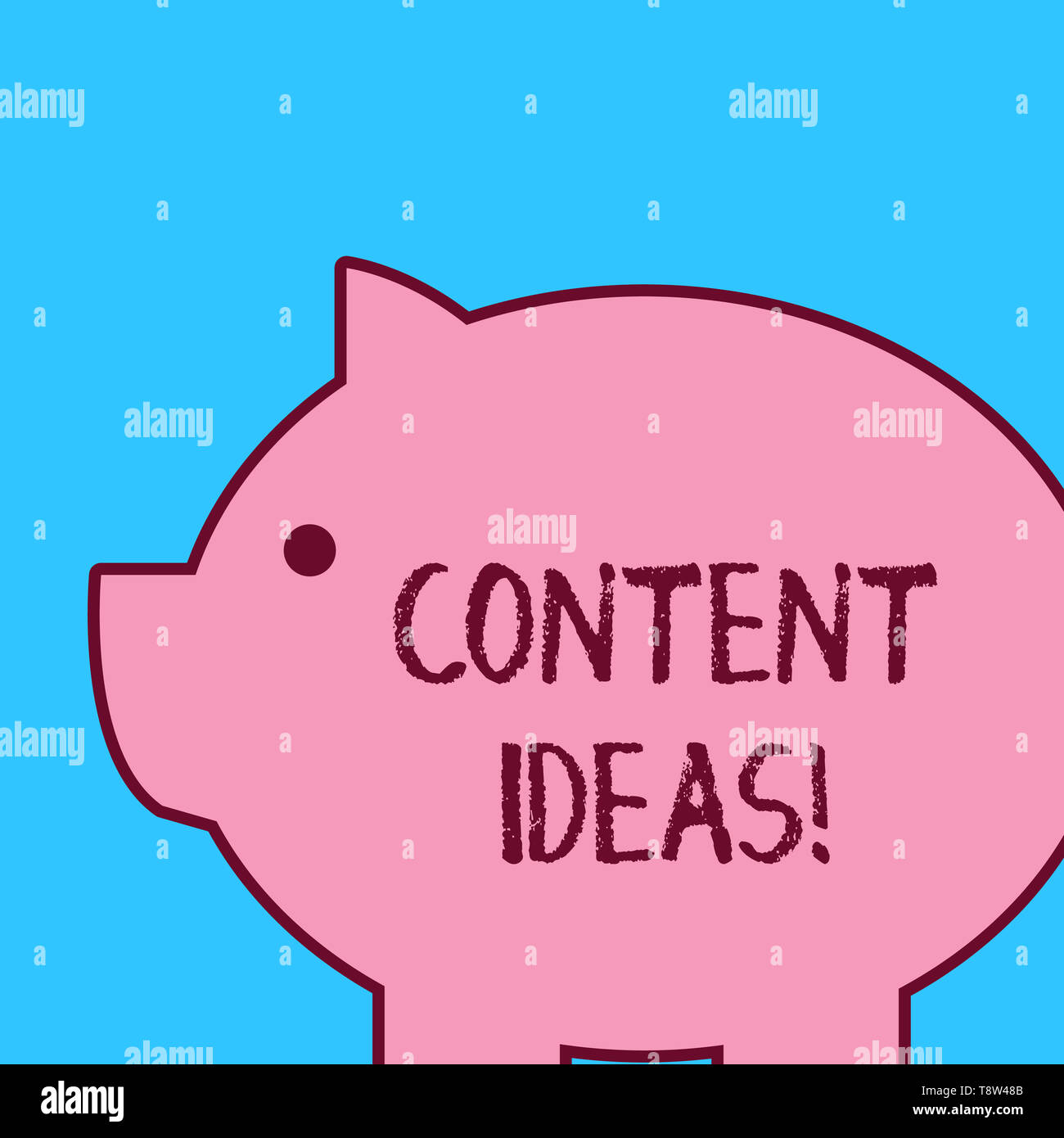 Handwriting text Content Ideas. Conceptual photo the formulated thought ...