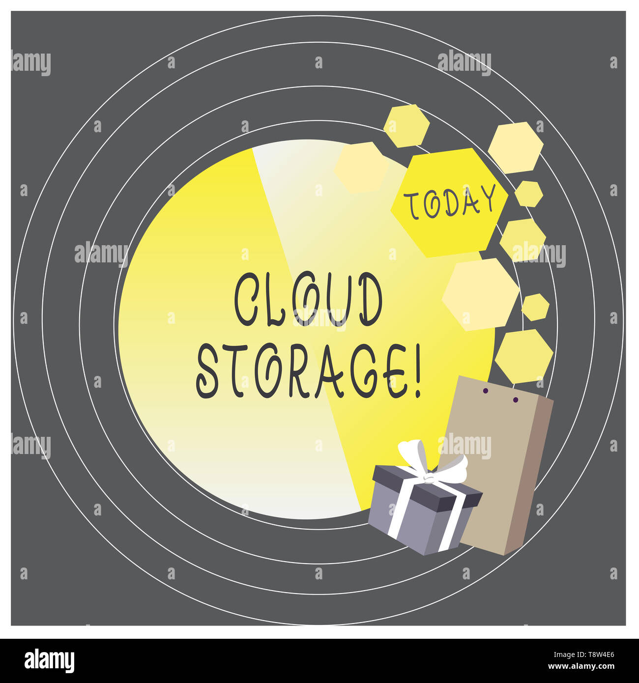 Writing note showing Cloud Storage. Business concept for the digital ...