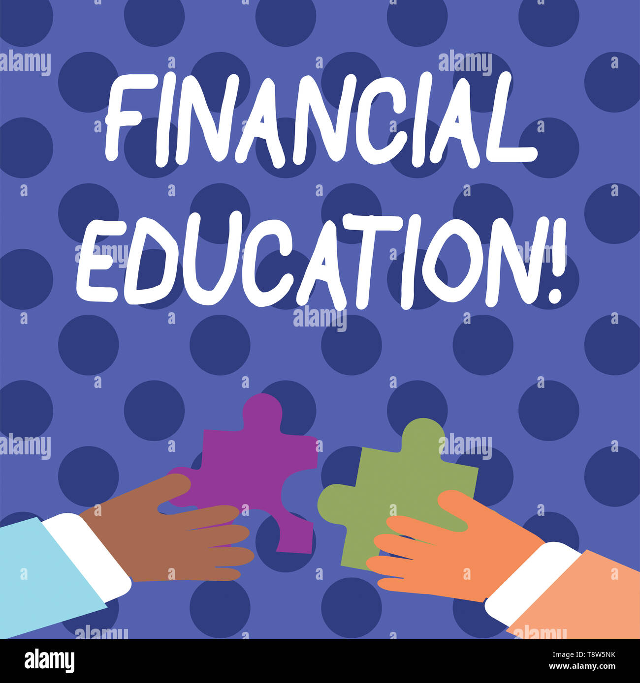 Handwriting text writing Financial Education. Conceptual photo ...