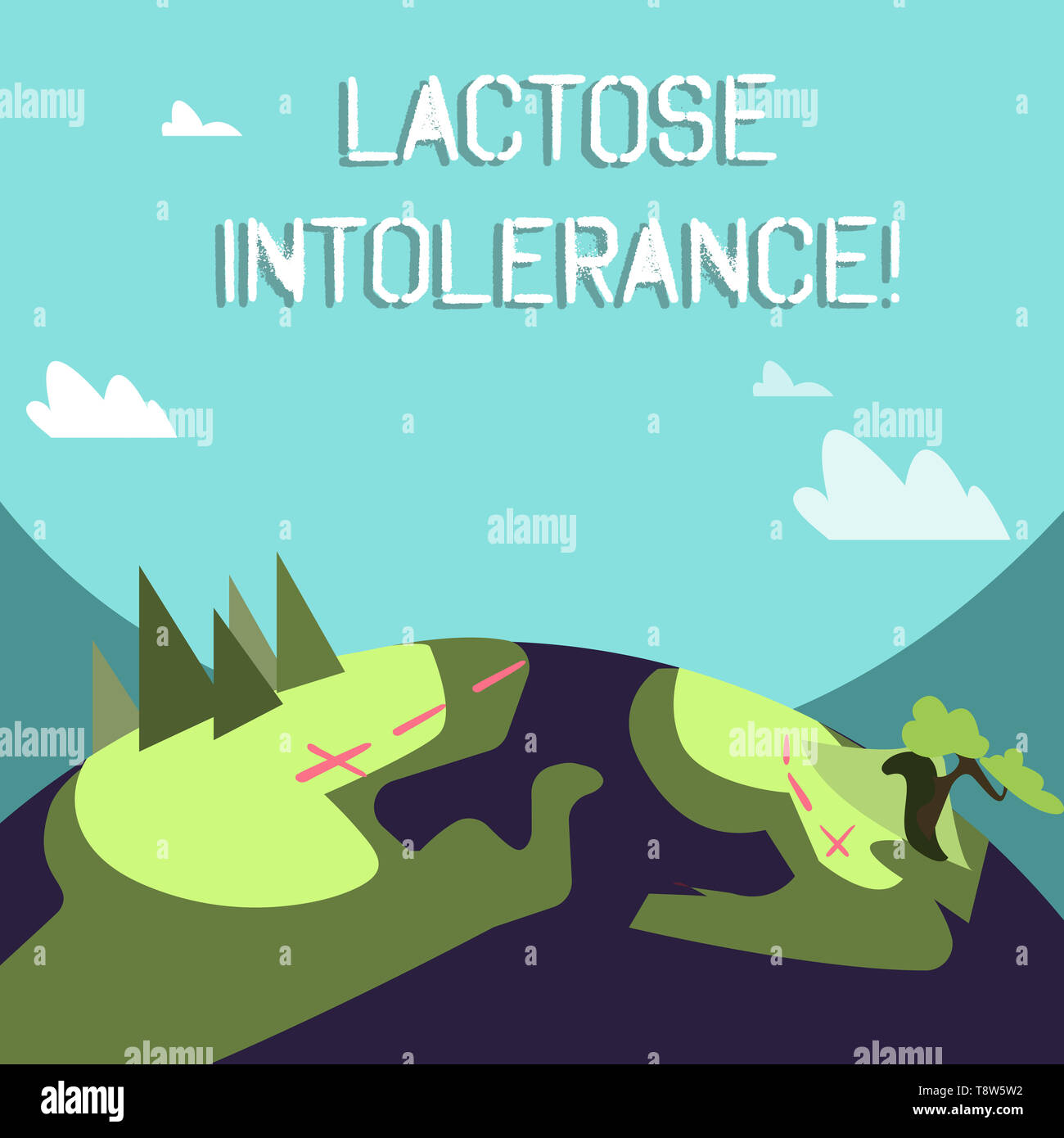 Word writing text Lactose Intolerance. Business photo showcasing ...
