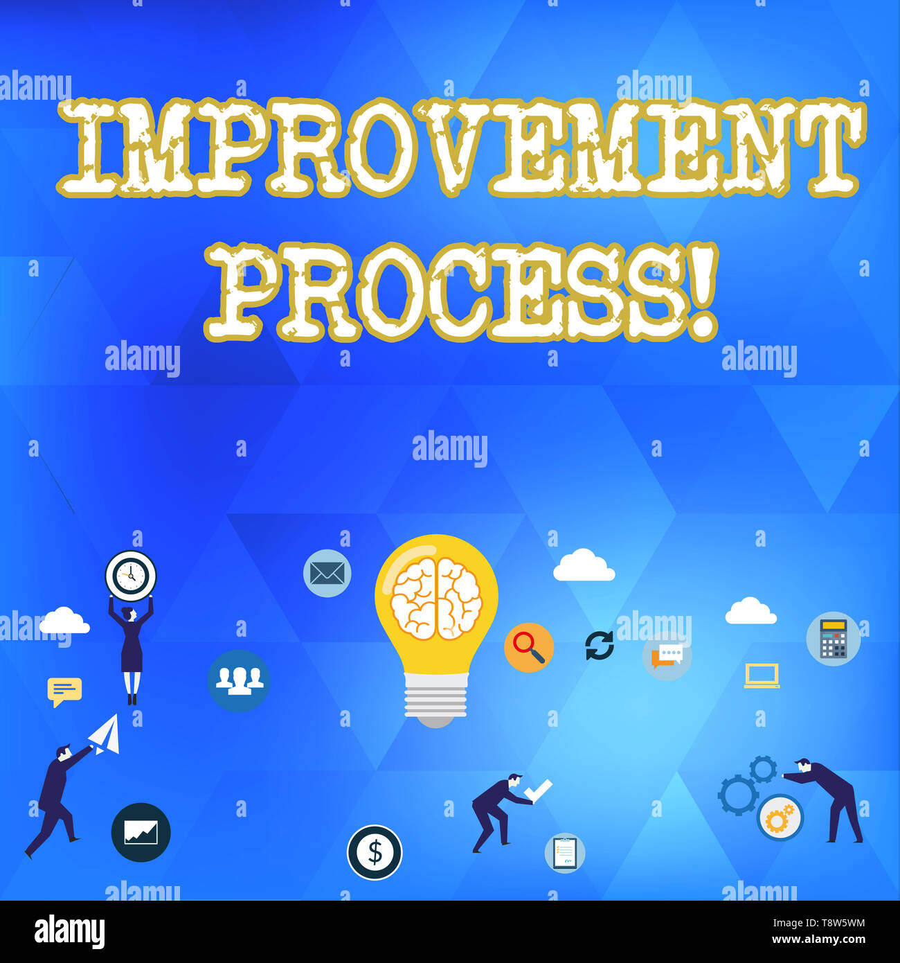 Handwriting text Improvement Process. Conceptual photo Ongoing effort ...