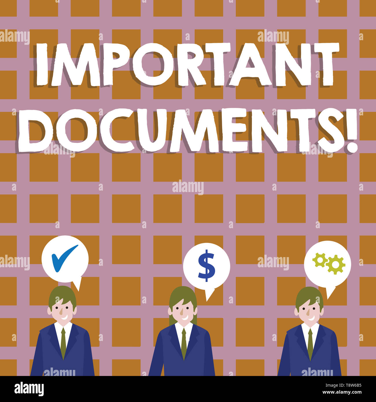 Conceptual hand writing showing Important Documents. Concept meaning ...