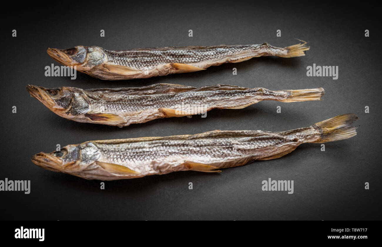 Dried salted smelt fish hi-res stock photography and images - Alamy