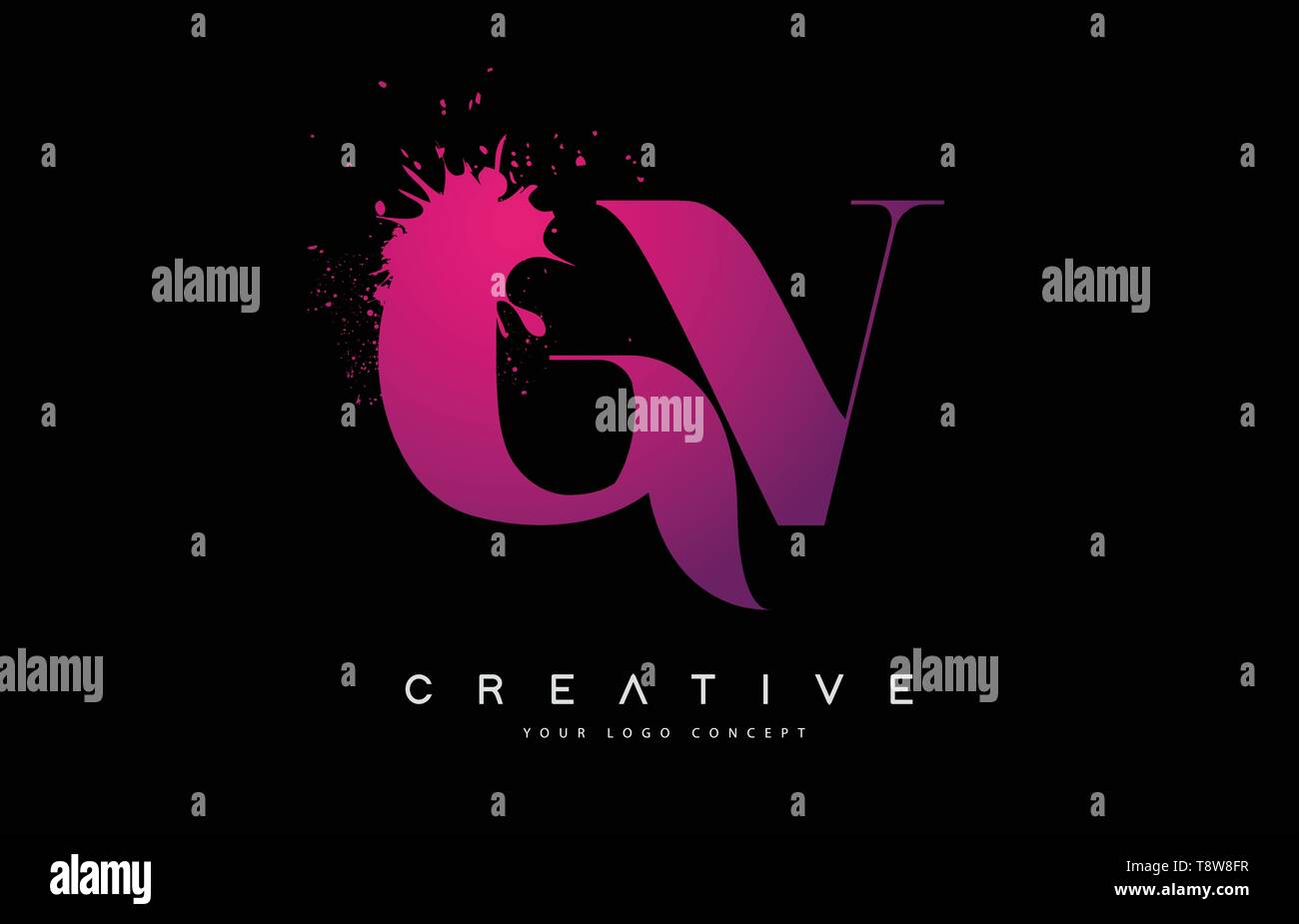 Letter v and g Stock Vector Images - Alamy