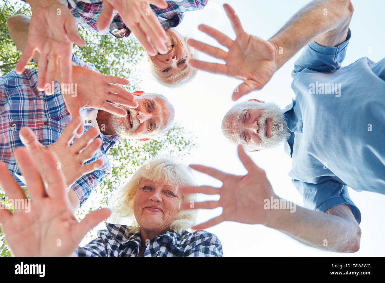 Waving hands hi-res stock photography and images - Alamy