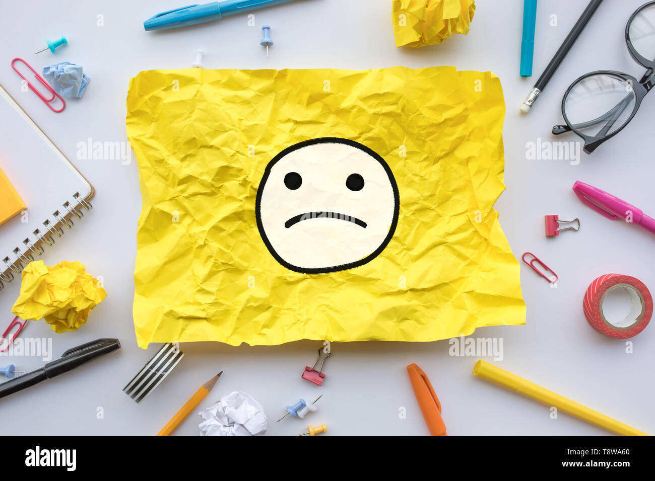 Crumpled face hi-res stock photography and images - Alamy