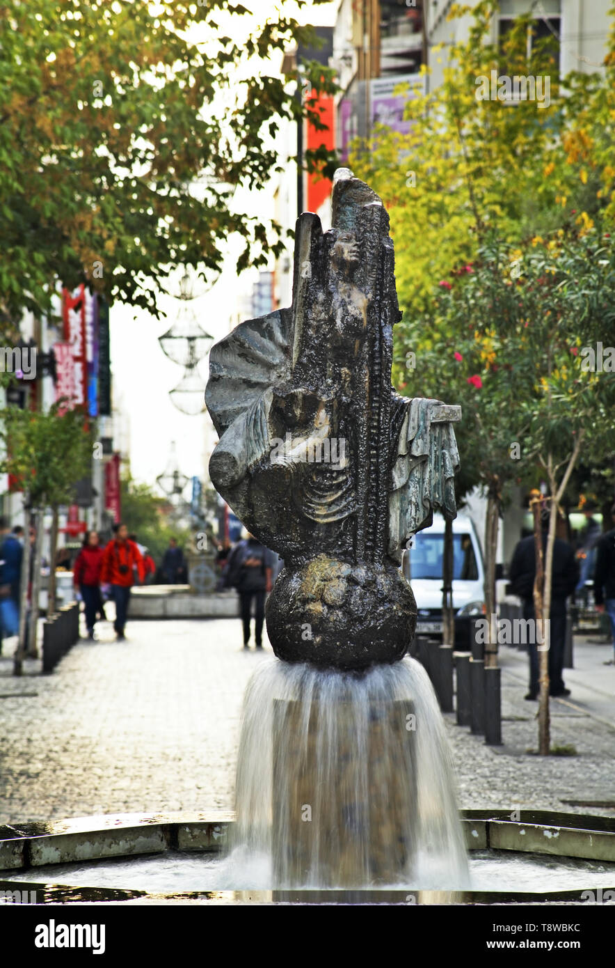 Fountain in Athens. Greece Stock Photo - Alamy