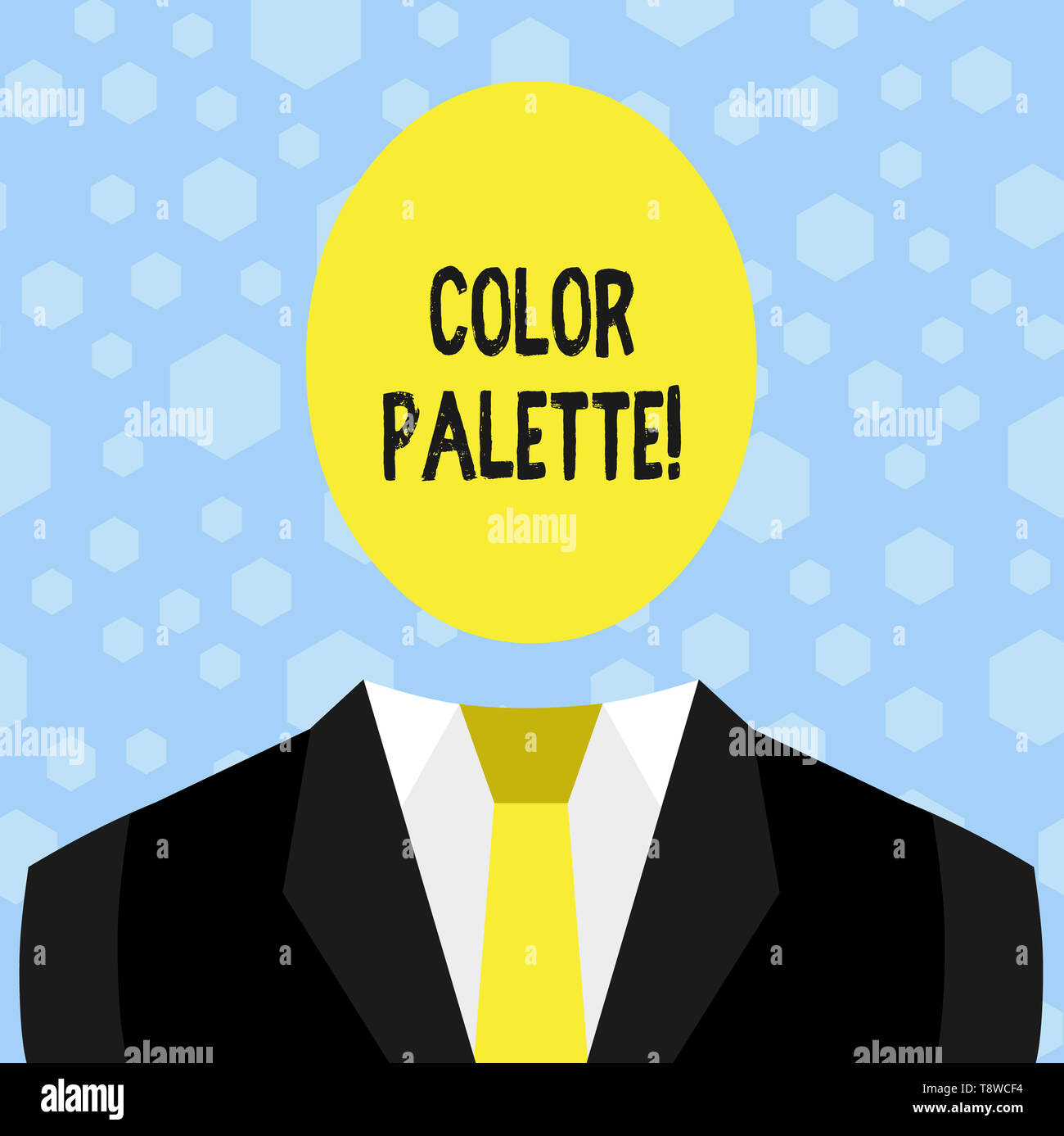 Text sign showing Color Palette. Business photo showcasing full range ...