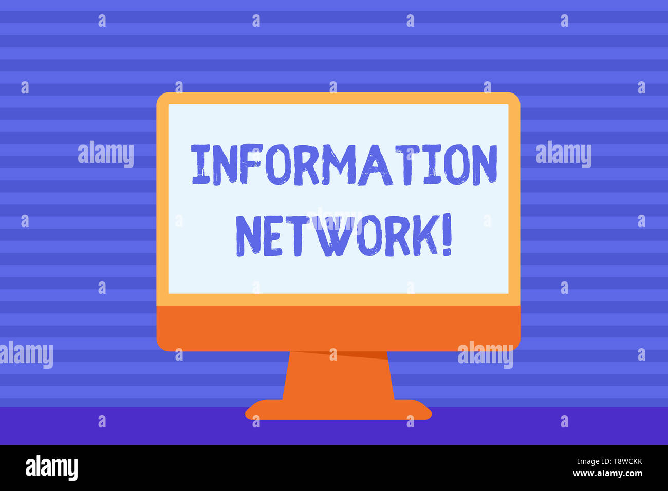 Conceptual hand writing showing Information Network. Concept meaning ...