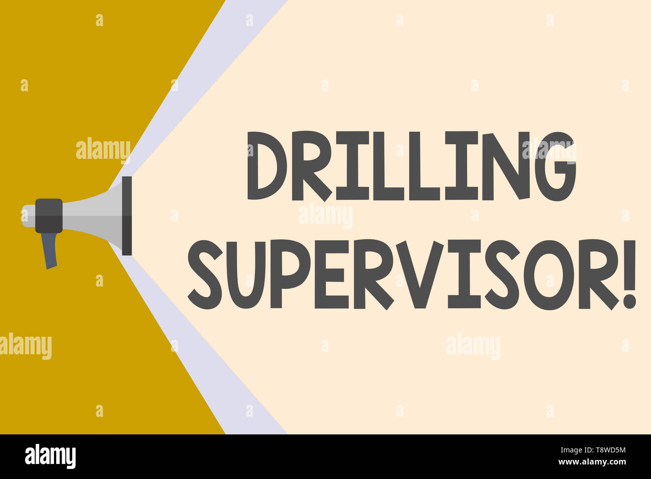 Writing note showing Drilling Supervisor. Business concept for in ...