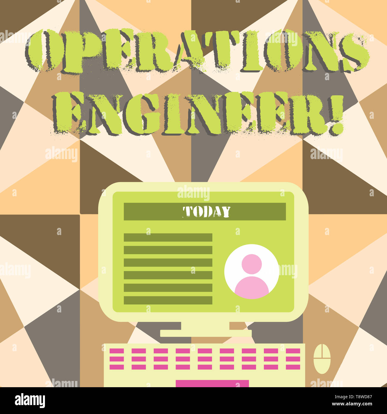 Word writing text Operations Engineer. Business photo showcasing ...