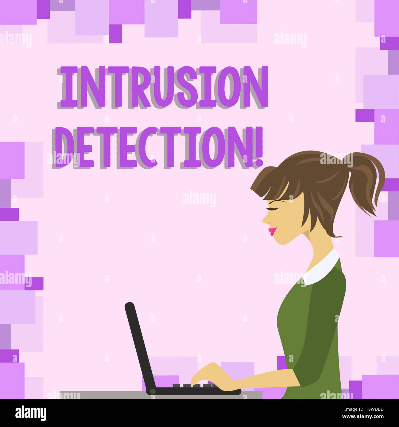 Word writing text Intrusion Detection. Business photo showcasing ...