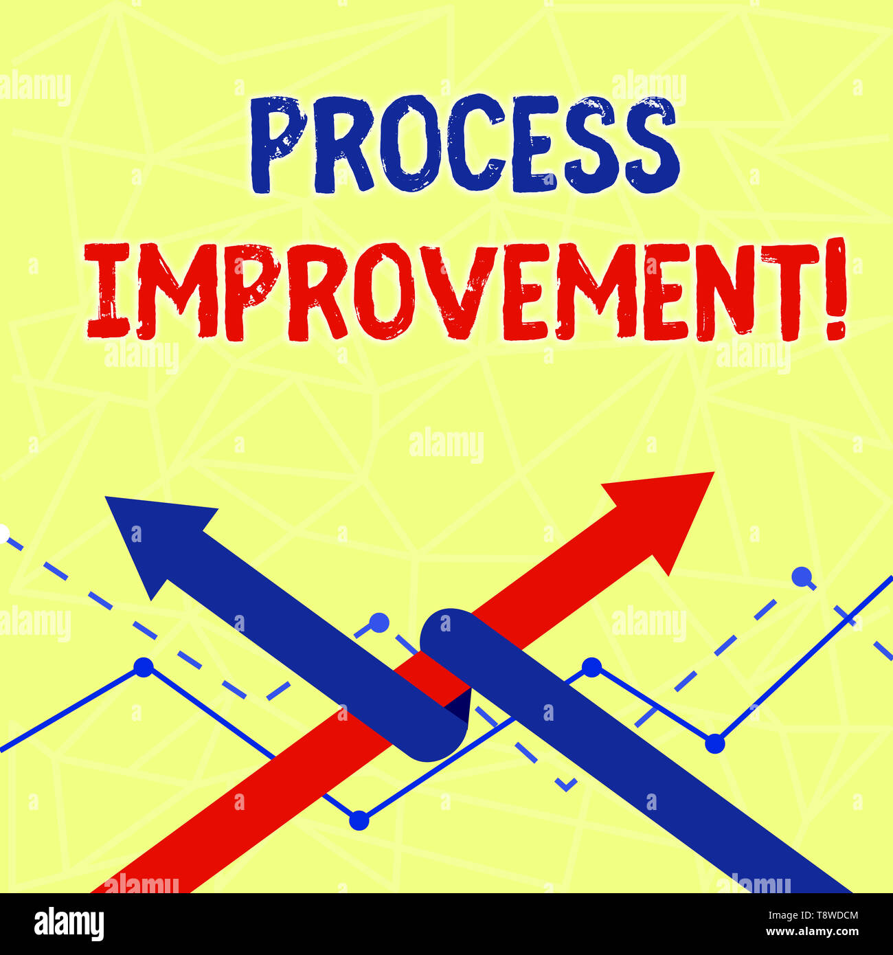 Writing note showing Process Improvement. Business concept for ongoing ...