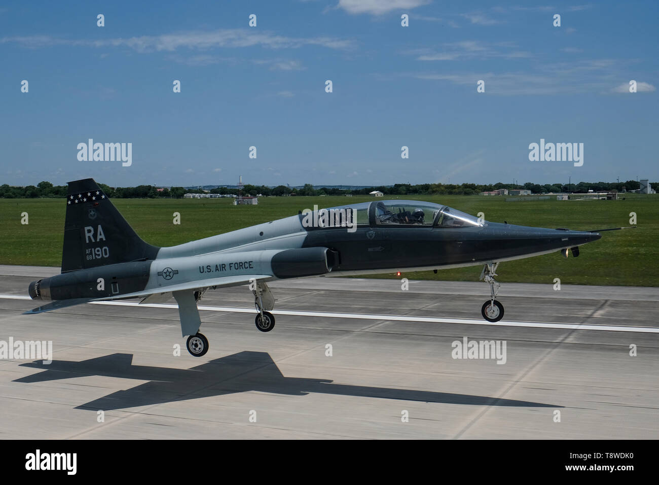 Lt. Col. Samuel Moore, pilot, and Lt. Col. Christopher Jackson, co ...
