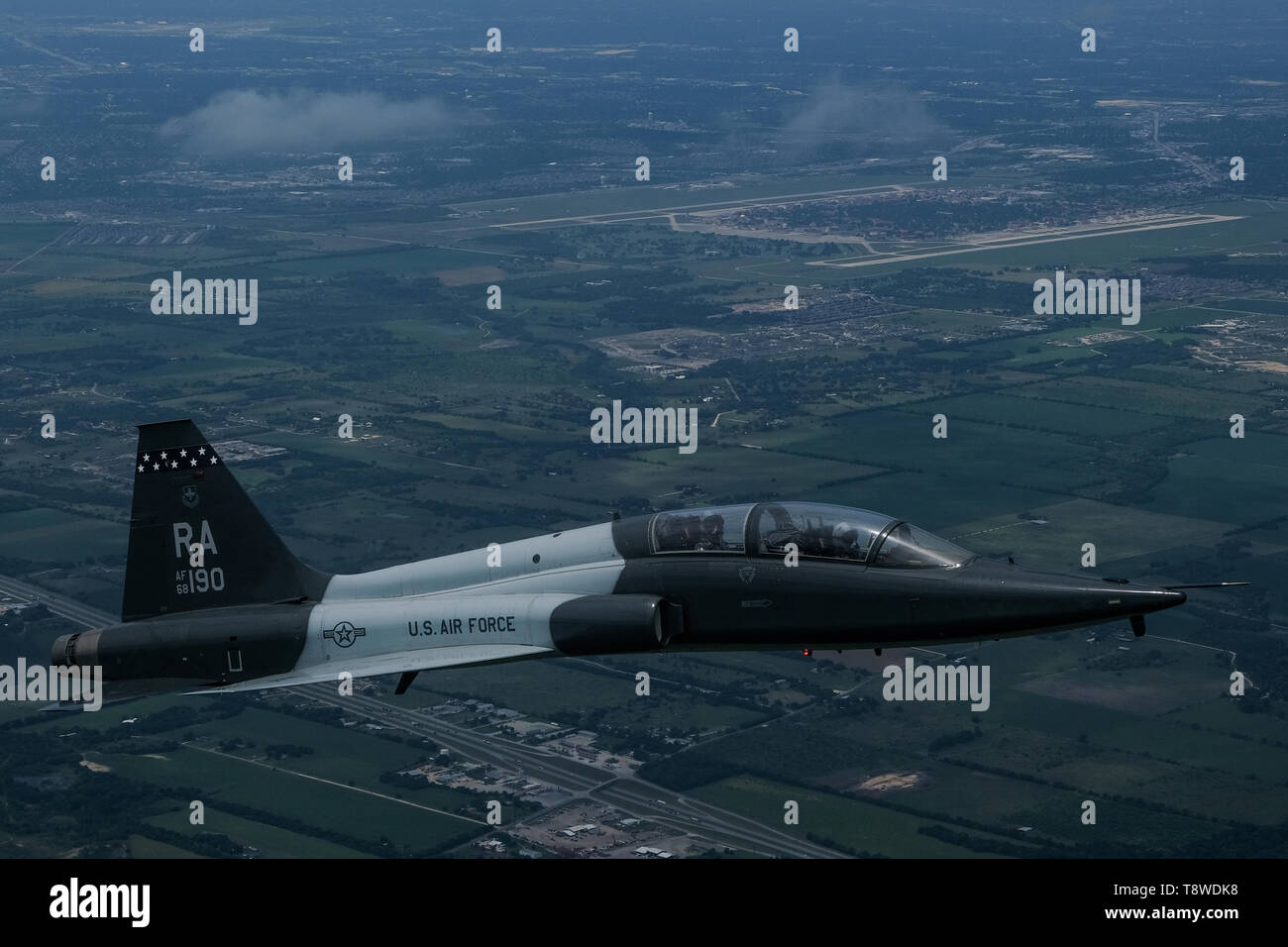 Lt. Col. Samuel Moore, pilot, and Lt. Col. Christopher Jackson, co ...