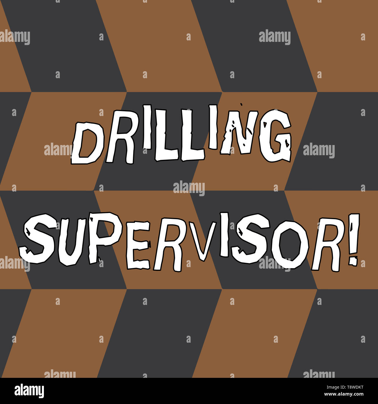 Word writing text Drilling Supervisor. Business photo showcasing in ...