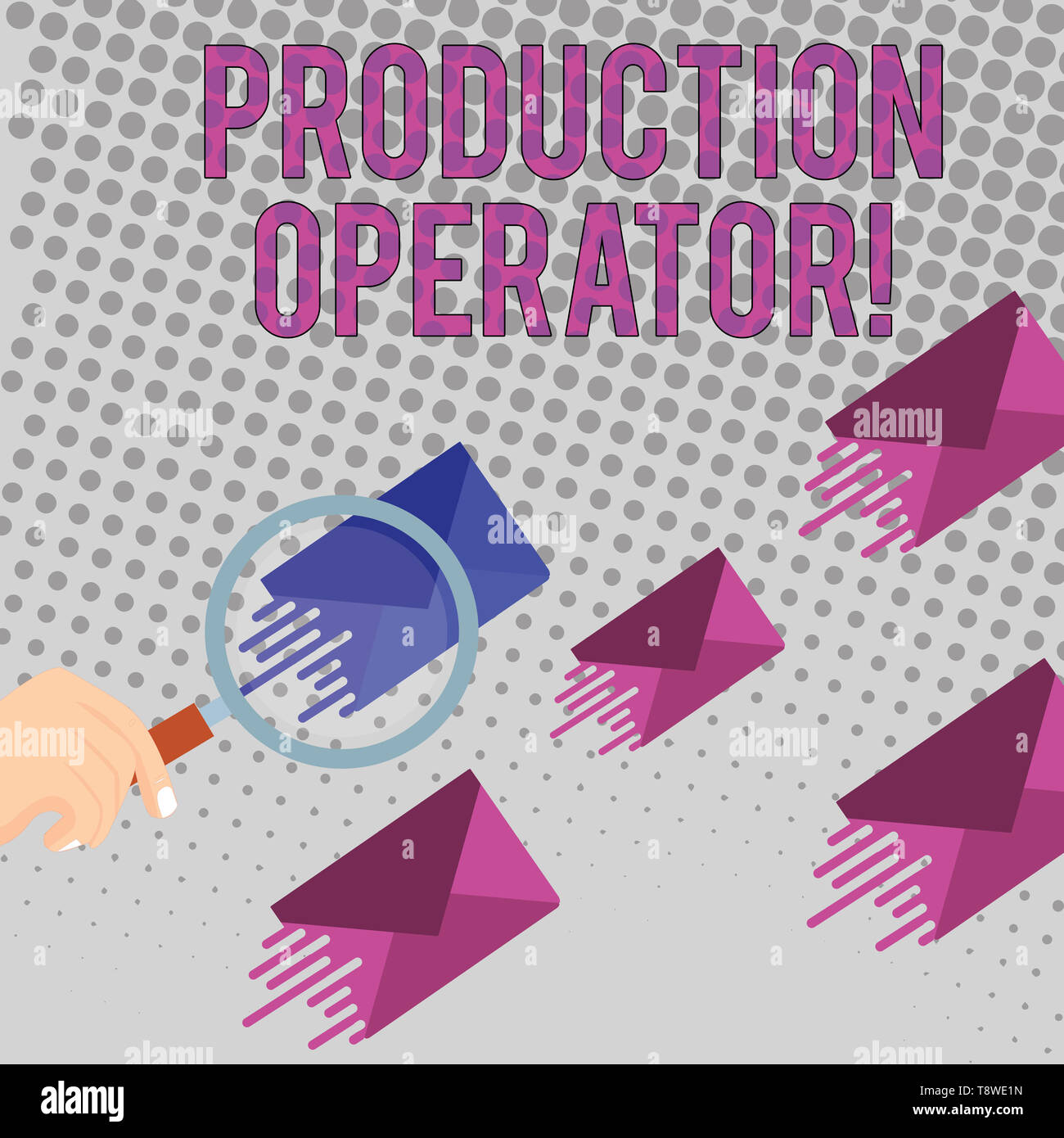 Conceptual hand writing showing Production Operator. Concept meaning ...