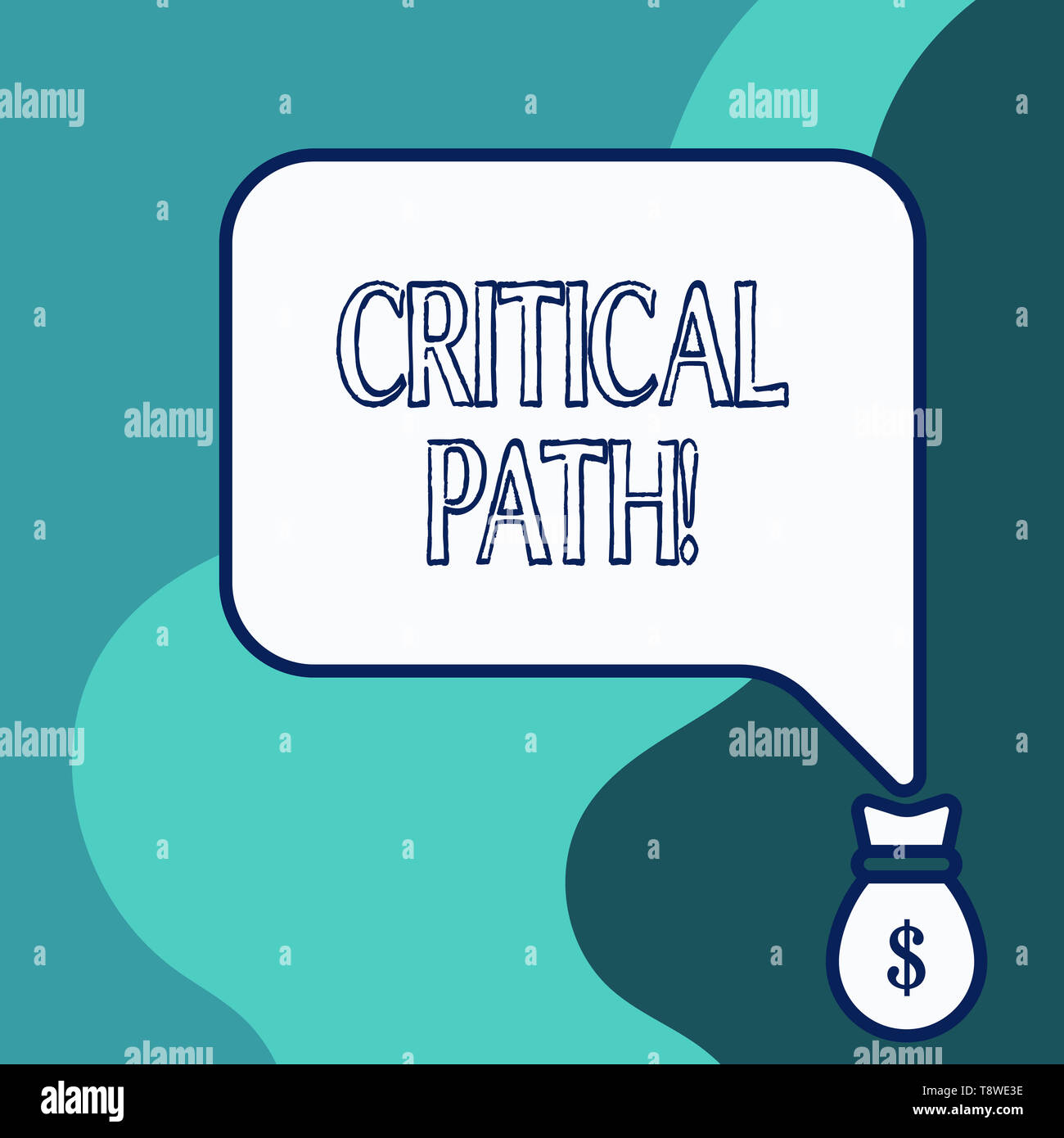 Handwriting Text Writing Critical Path Conceptual Photo Sequence Of Stages Of A Project