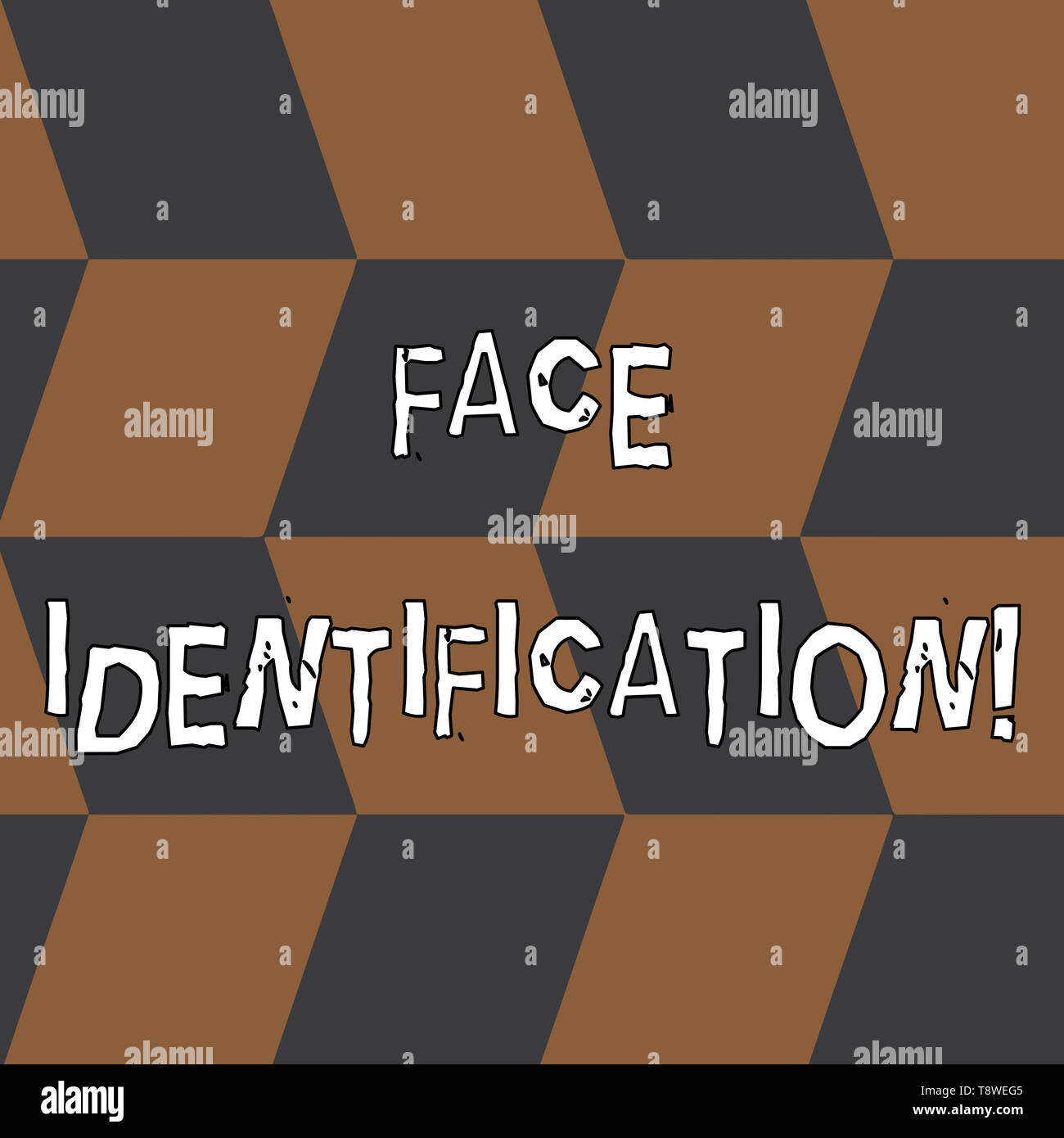 Word writing text Face Identification. Business photo showcasing ...