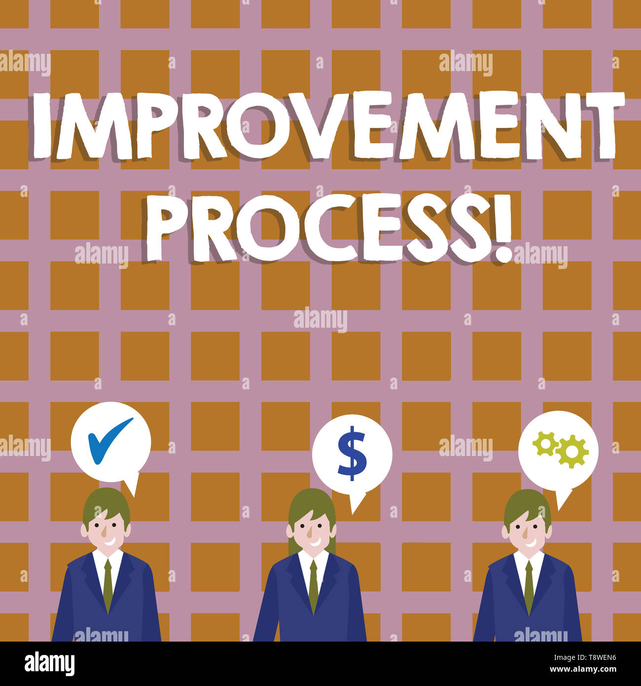 Conceptual hand writing showing Improvement Process. Concept meaning ...