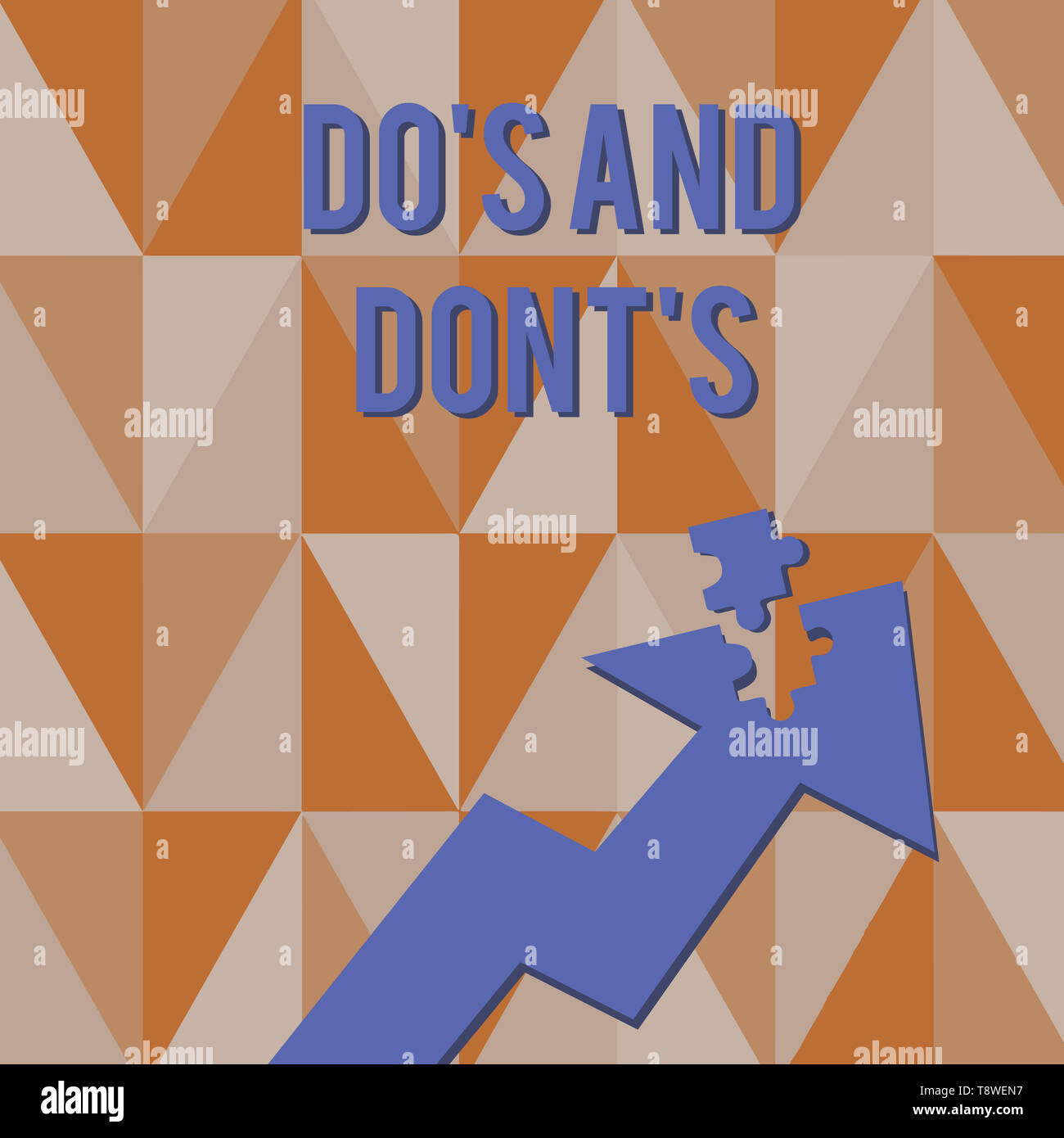 Text sign showing Do S And Dont S. Business photo showcasing Rules or ...
