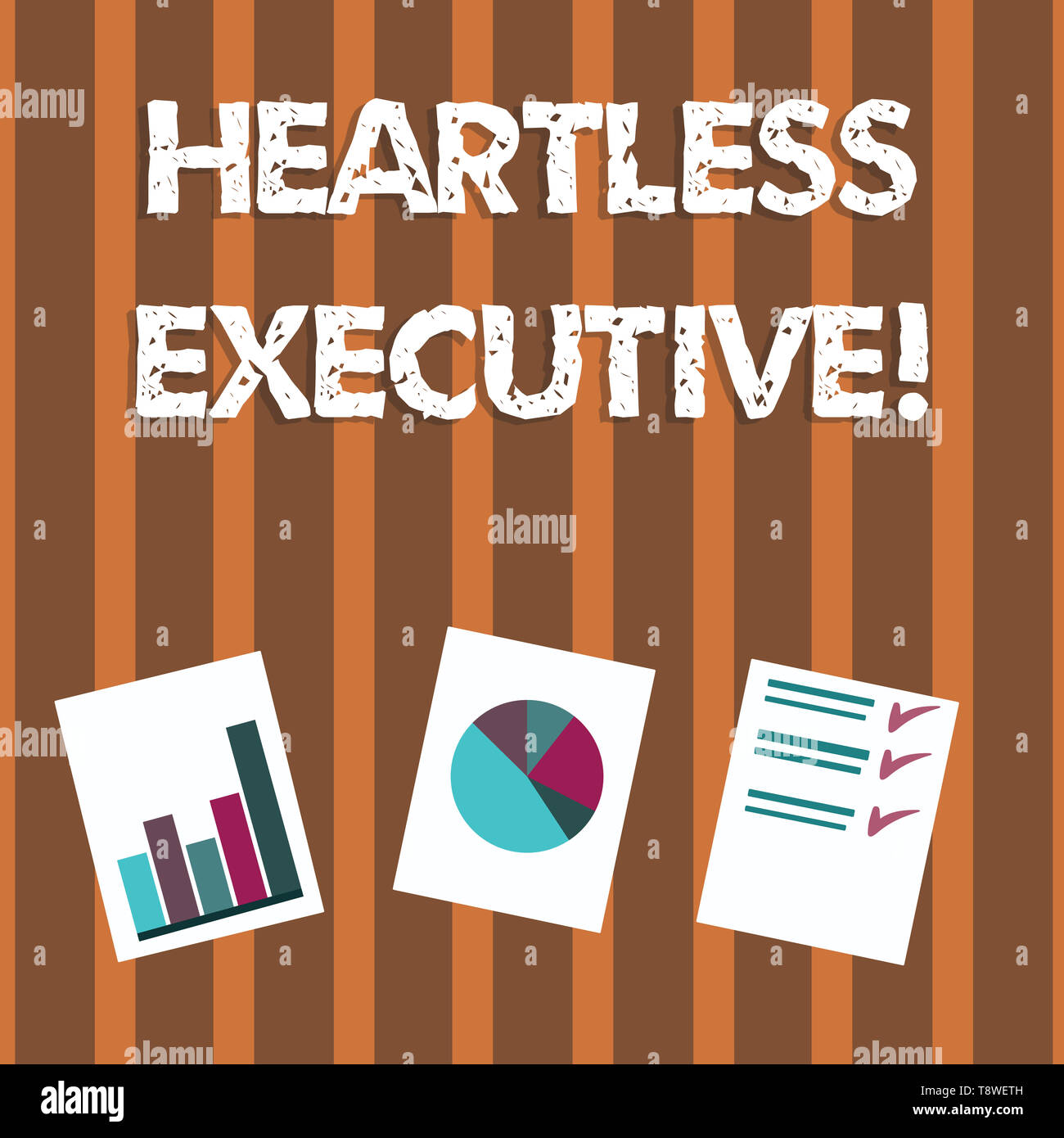 Text sign showing Heartless Executive. Business photo text workmate ...