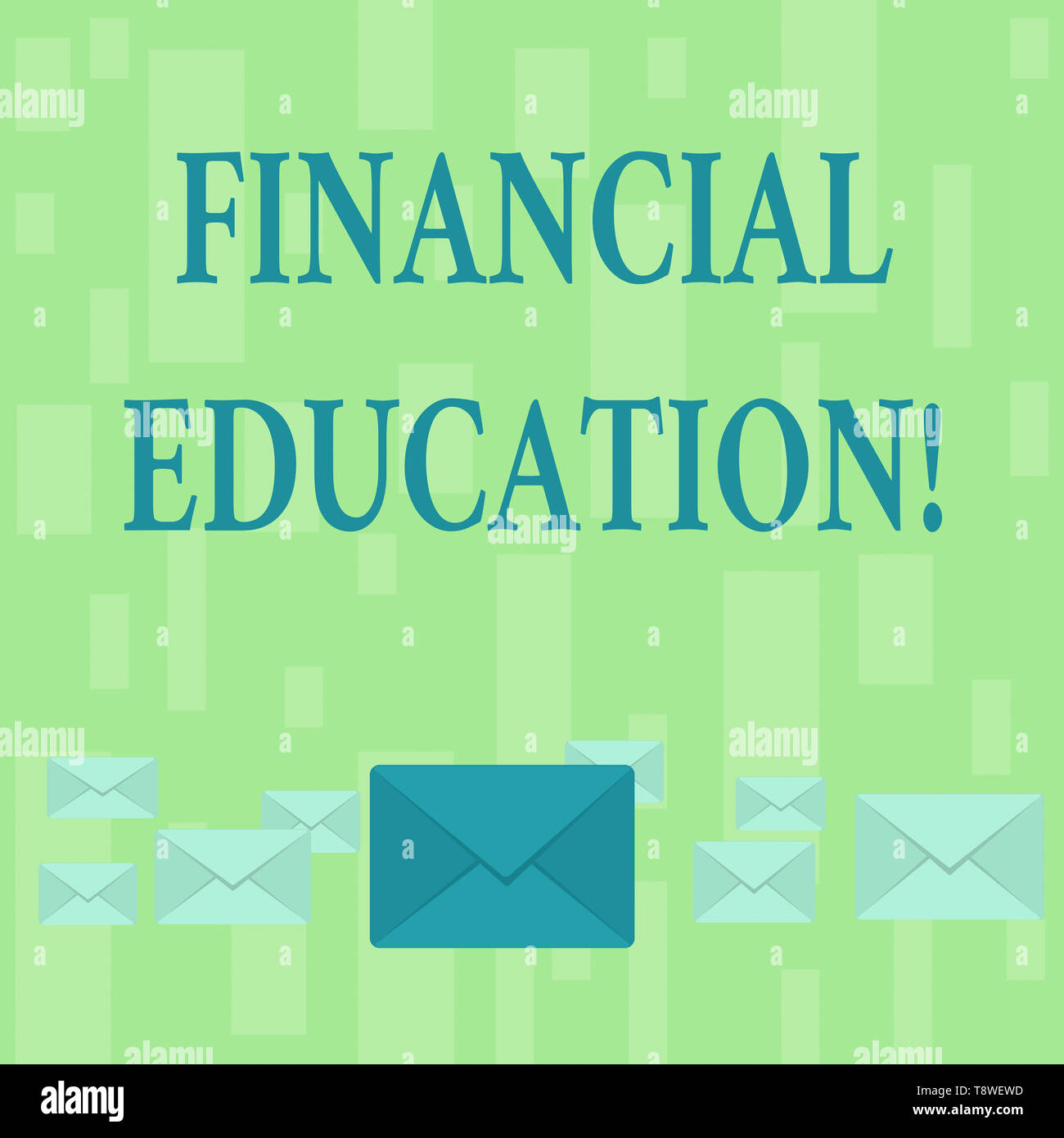 Handwriting text Financial Education. Conceptual photo education and ...