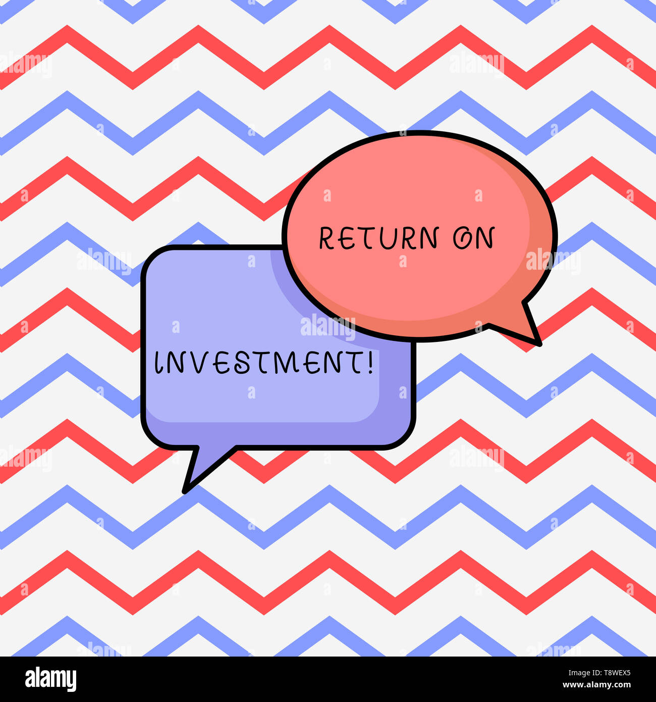 Writing note showing Return On Investment. Business concept for ...