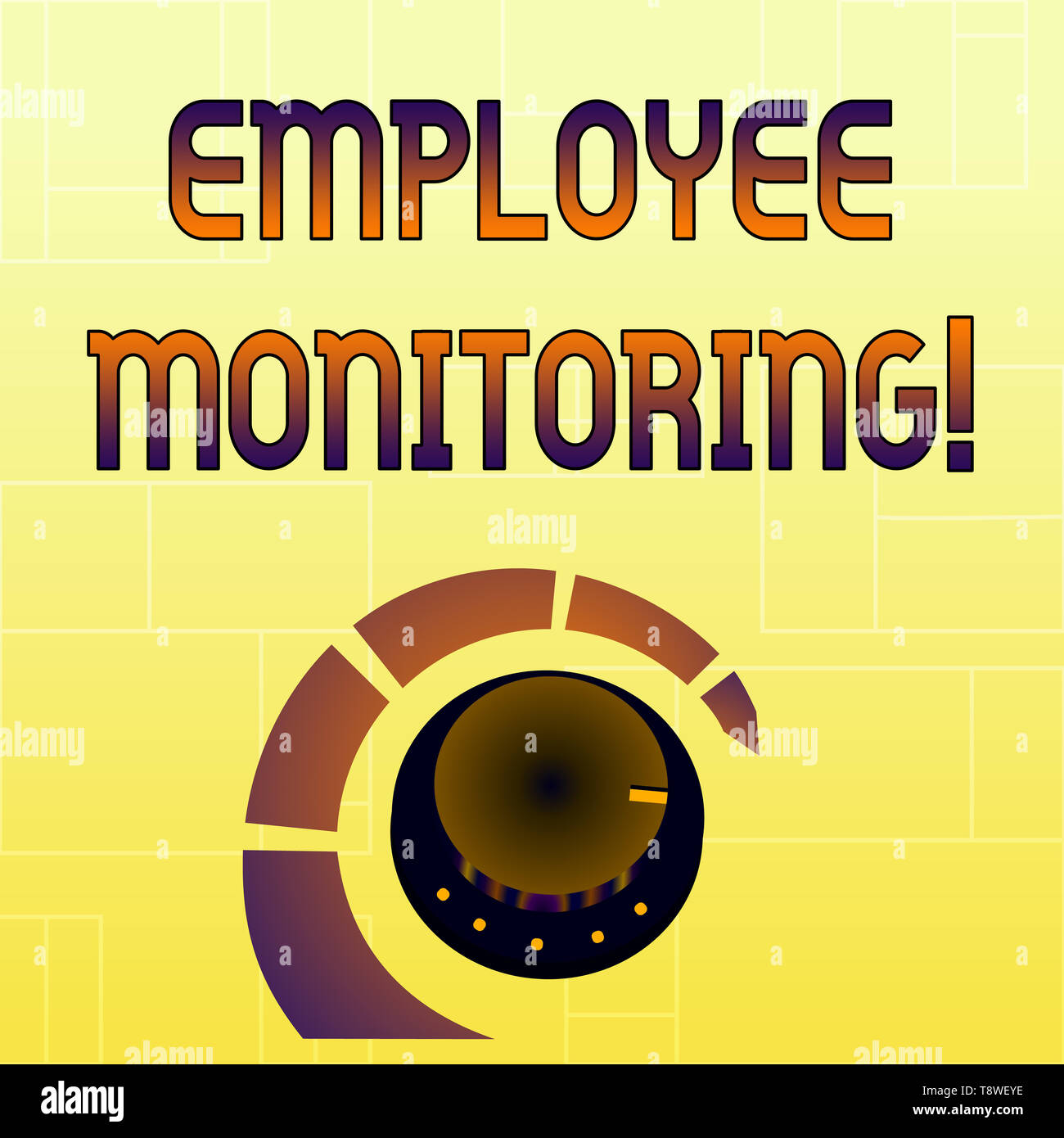 Handwriting text Employee Monitoring. Conceptual photo collecting ...
