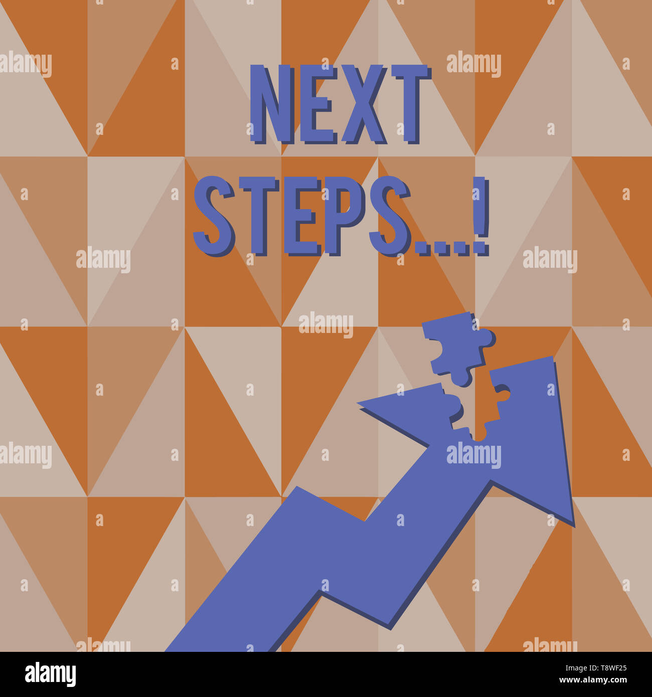 Text sign showing Next Steps. Business photo showcasing something you ...