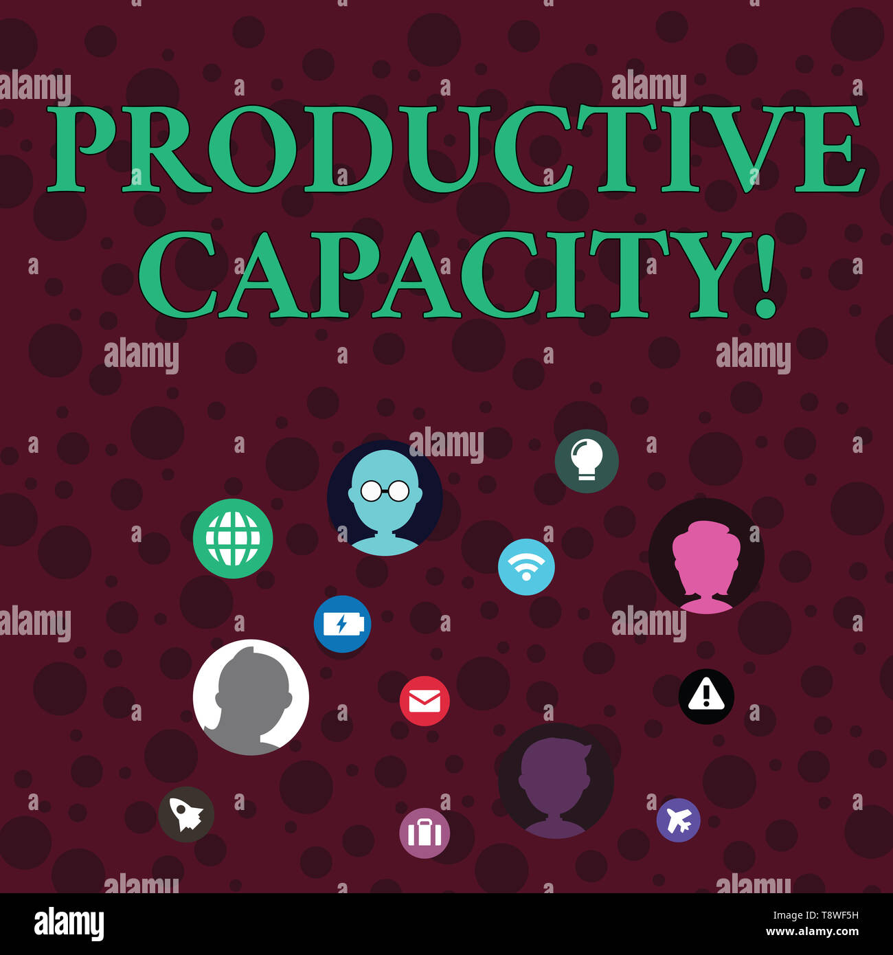 Conceptual hand writing showing Productive Capacity. Concept meaning ...