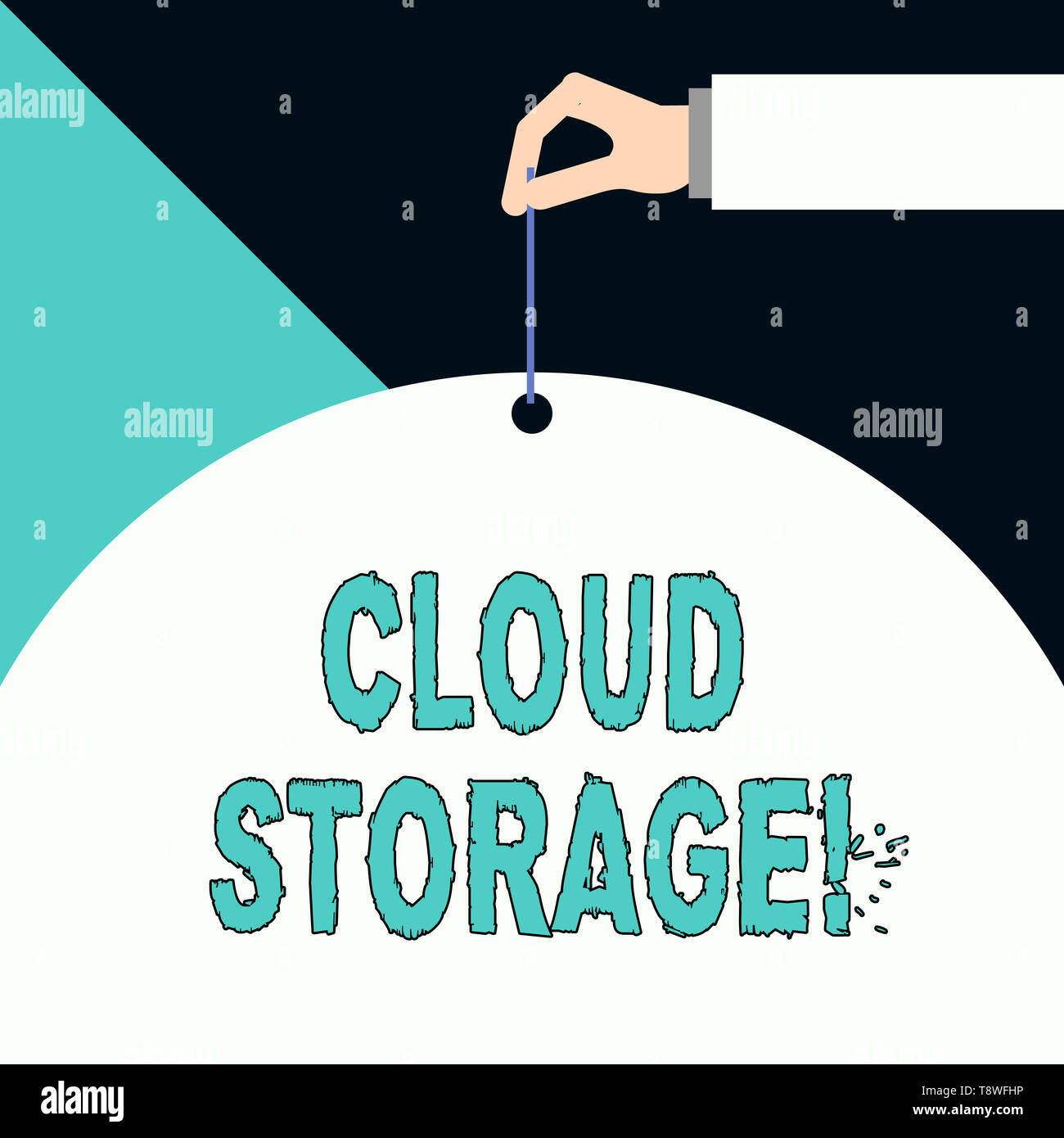 Writing note showing Cloud Storage. Business concept for the digital ...
