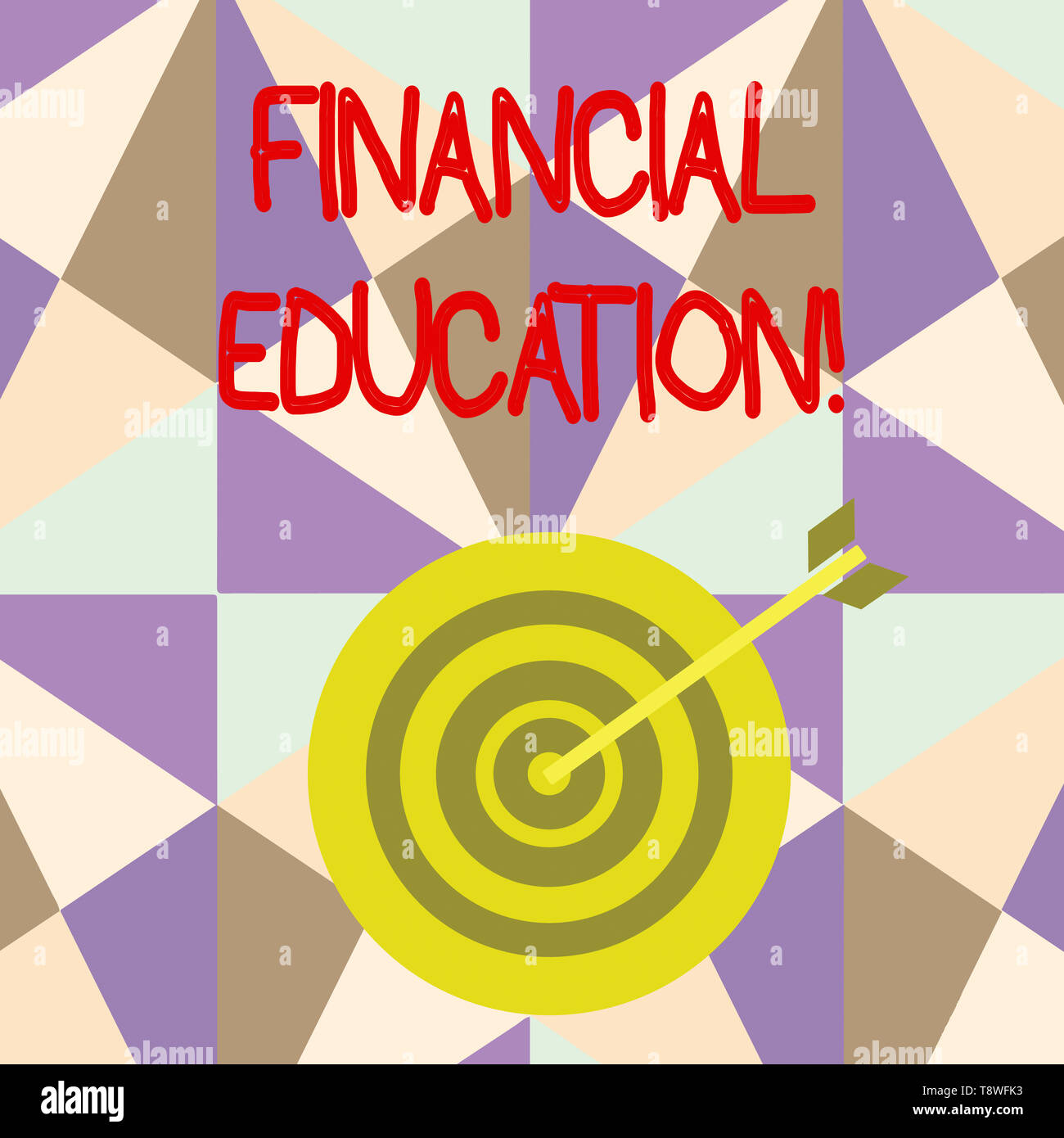 Writing note showing Financial Education. Business concept for ...