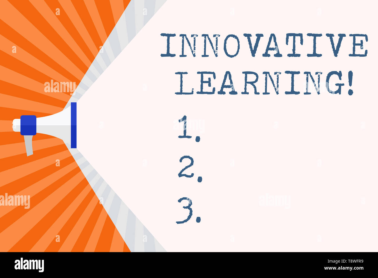 Text sign showing Innovative Learning. Business photo text ...