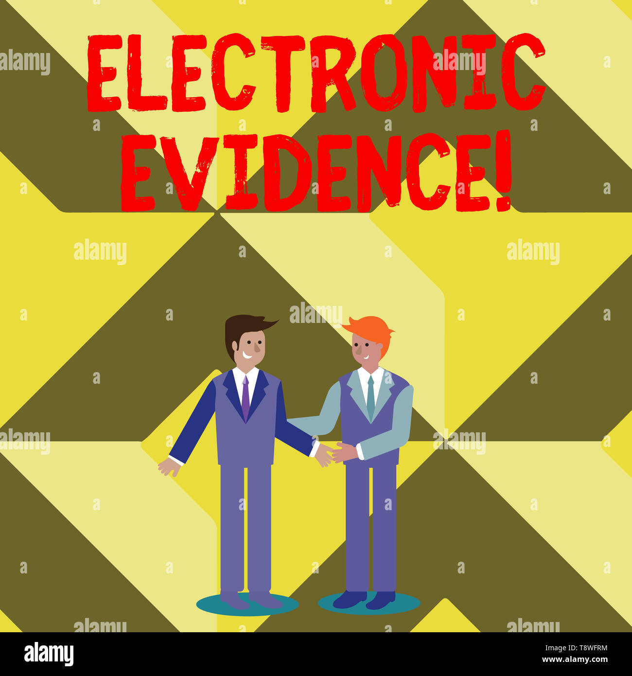 Conceptual hand writing showing Electronic Evidence. Concept meaning ...