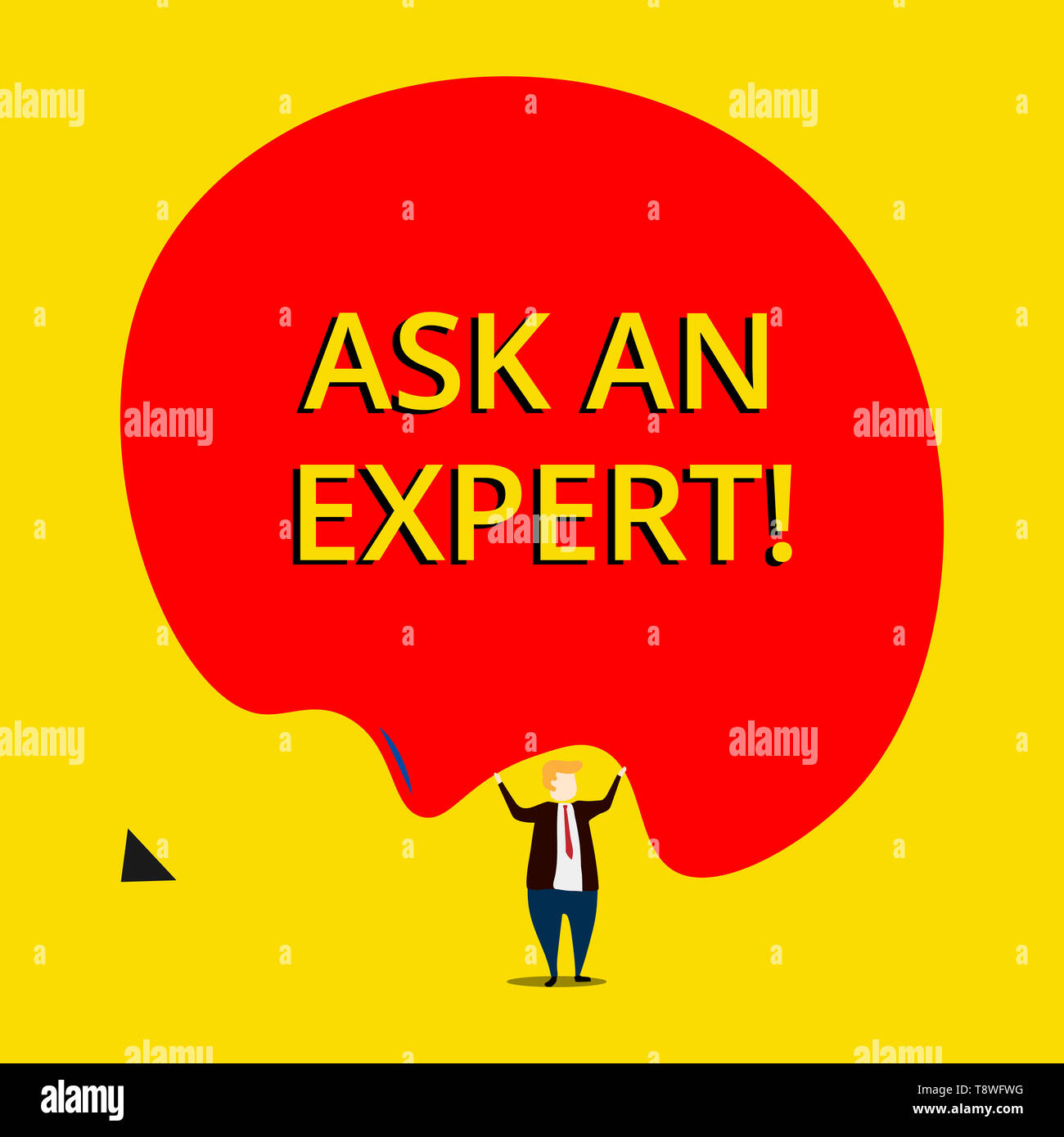 Conceptual hand writing showing Ask An Expert. Concept meaning ...