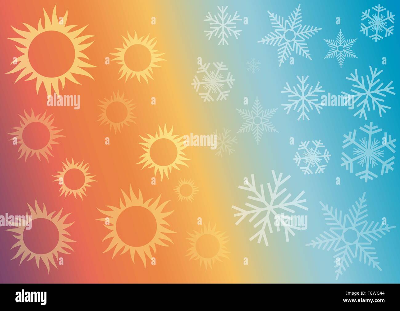 Heating cooling Stock Vector Images - Alamy