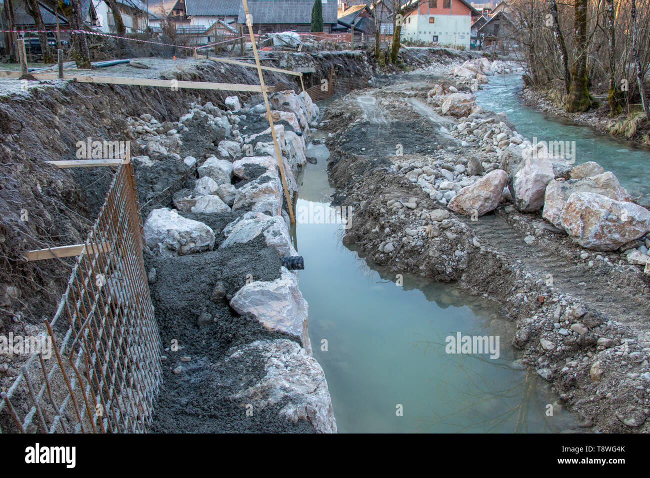 Engineering construction on rocky hi-res stock photography and images ...