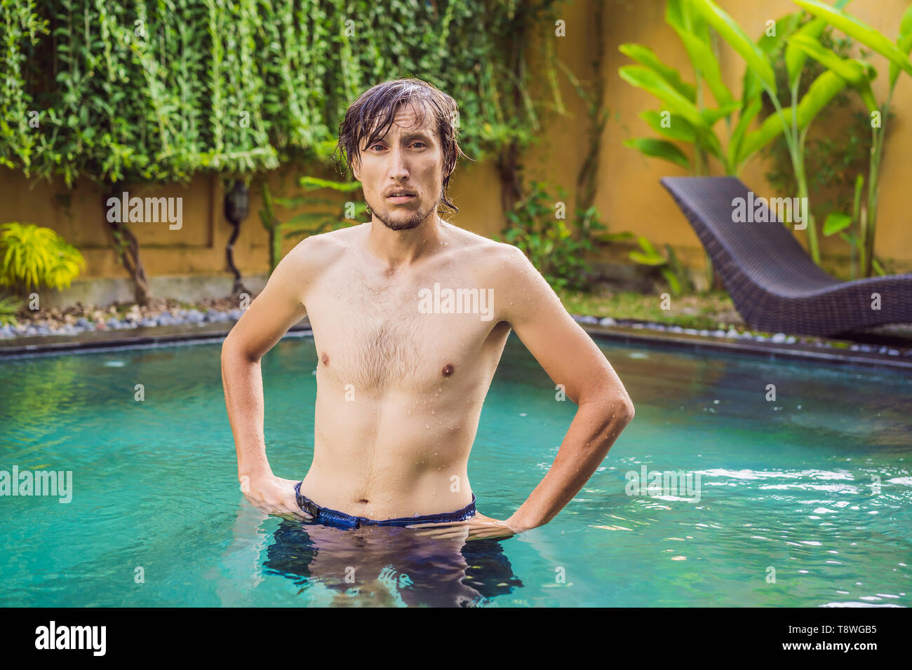 Blood red swimming pool hi-res stock photography and images - Alamy