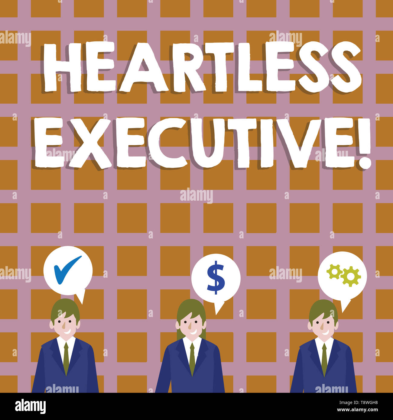 Conceptual hand writing showing Heartless Executive. Concept meaning ...