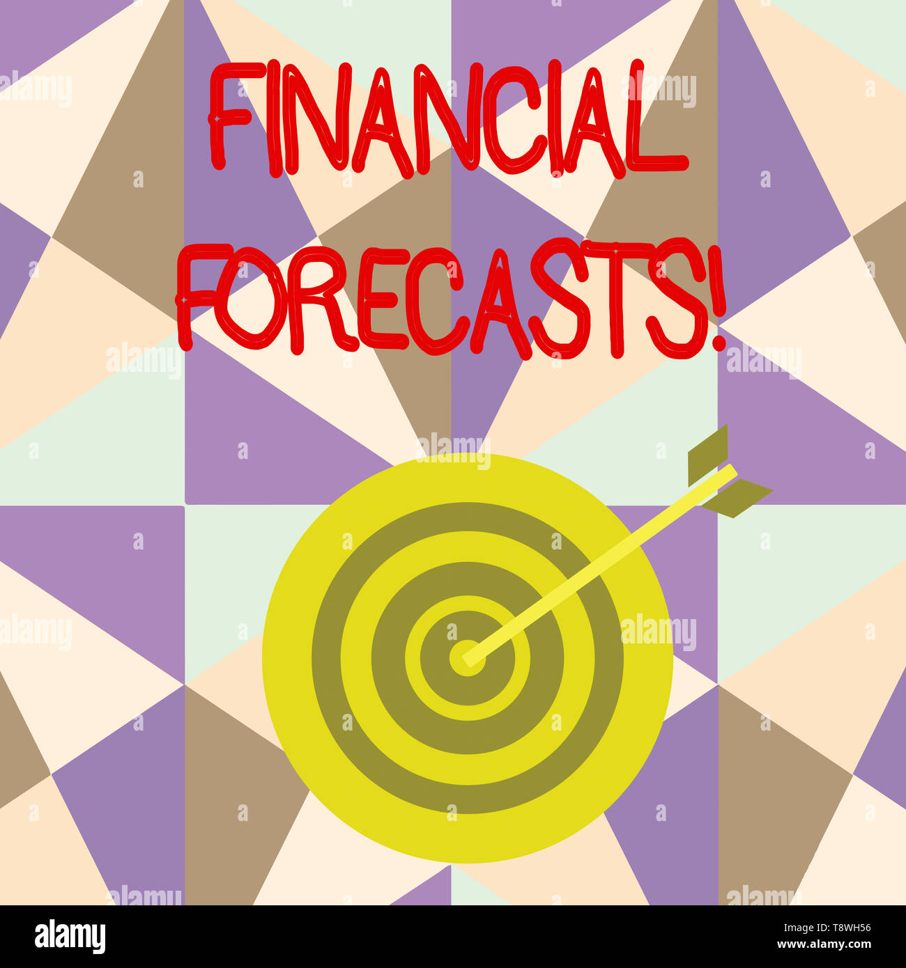 Writing note showing Financial Forecasts. Business concept for estimate ...