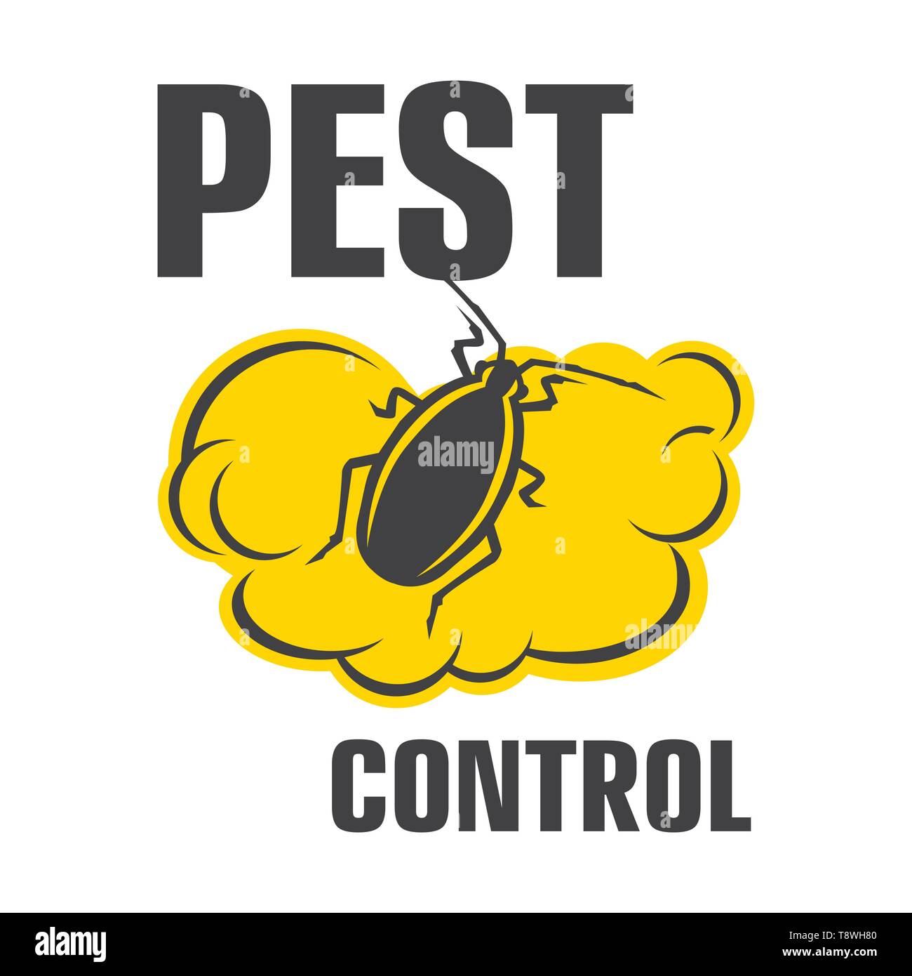 Vector logo for pest and insect control company Stock Vector Image ...